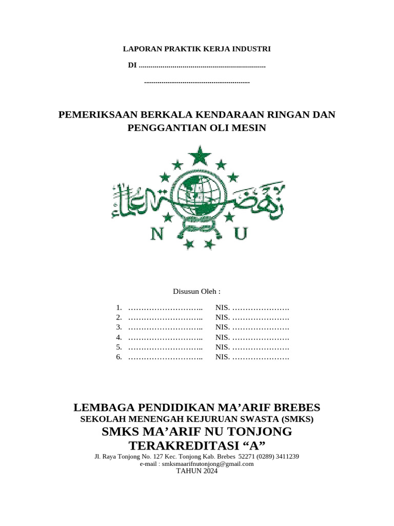 Sampel Lap PRAKERIN TKR-TSM | PDF