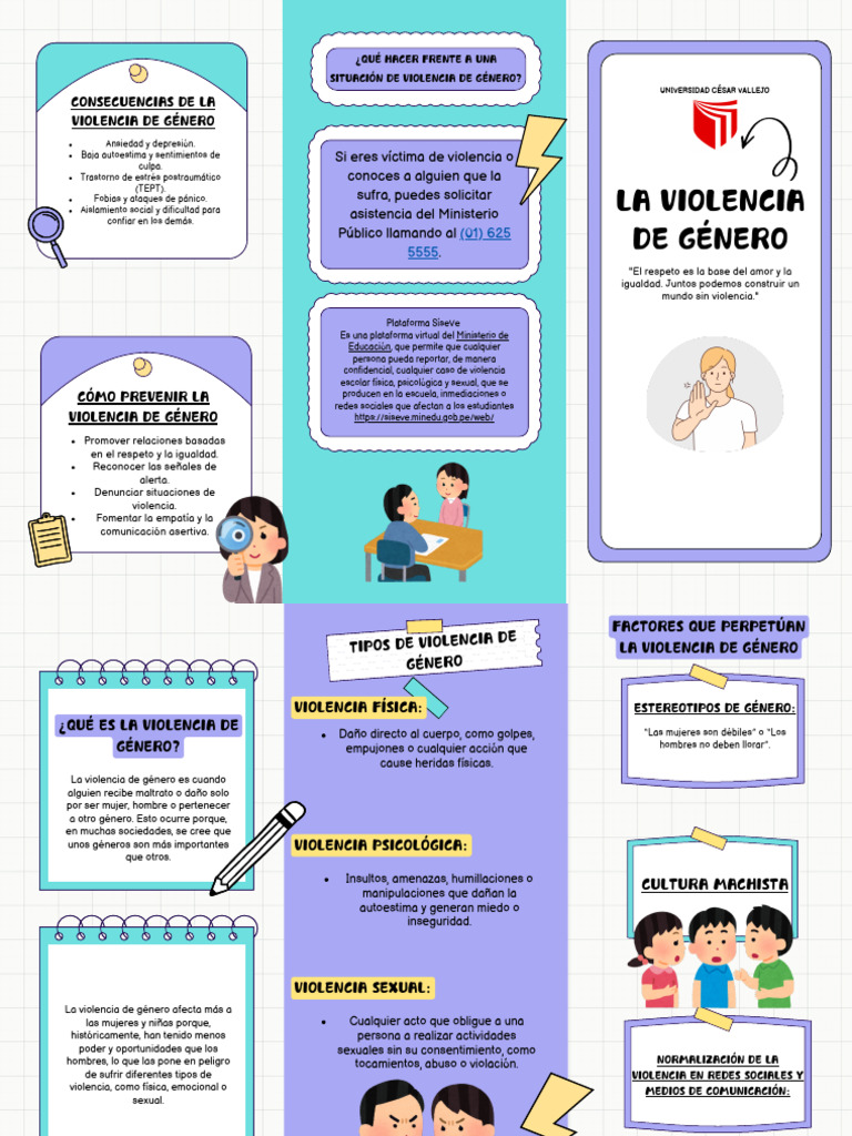Folleto Tríptico Actividades Infantiles Ilustrativo Verde Y Violeta