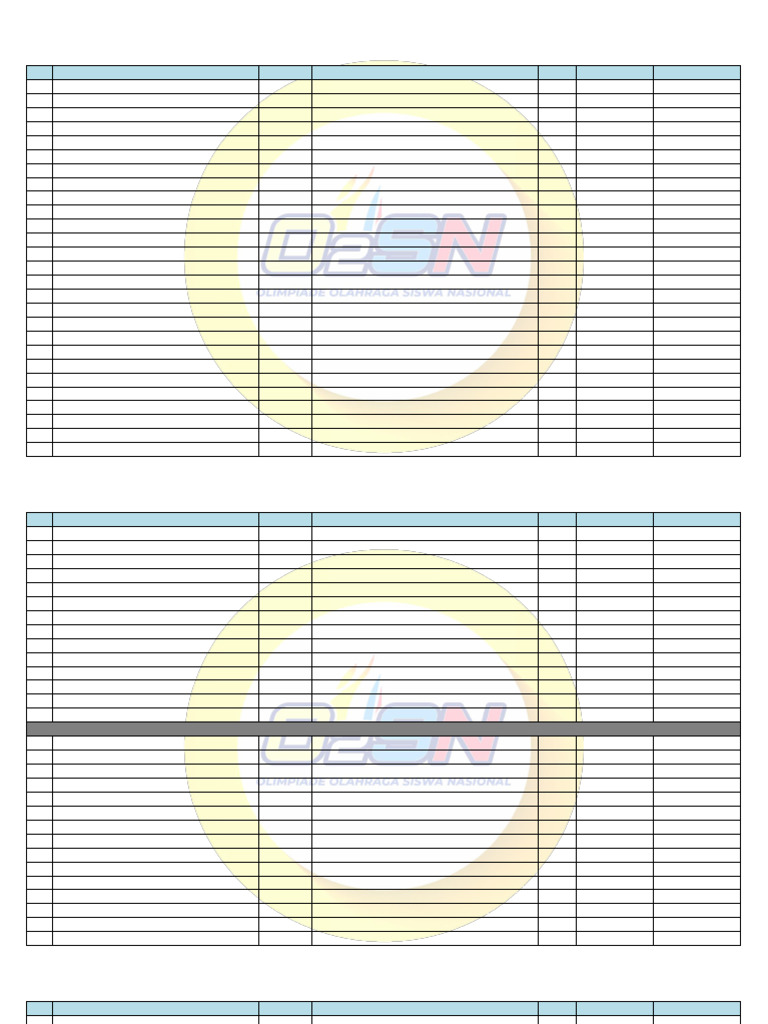 DATA SISWA-I PESERTA O2SN SD-MI SMP-MTs TAHUN 2024 | PDF