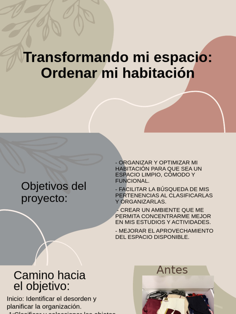 Copia de Transformando Mi Espacio Parte B | PDF | Planificación