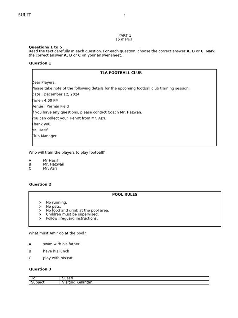 UASA Year 5 | PDF | Meal | Lunch