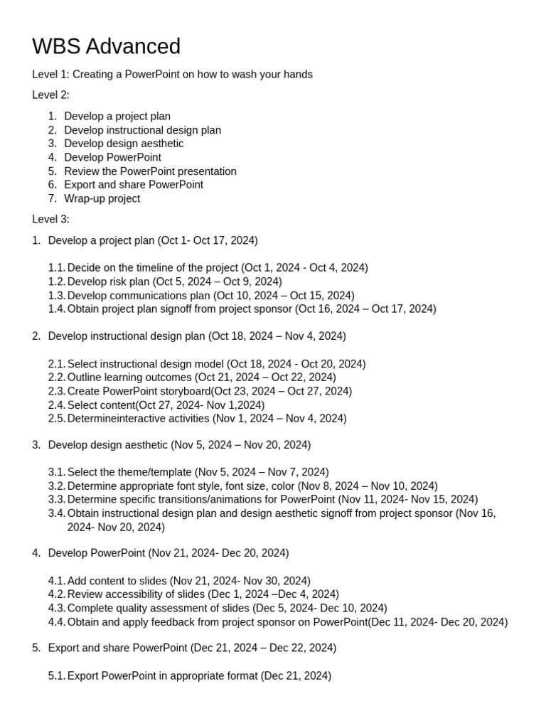 Assignment2_WBS_Advanced (1) | PDF