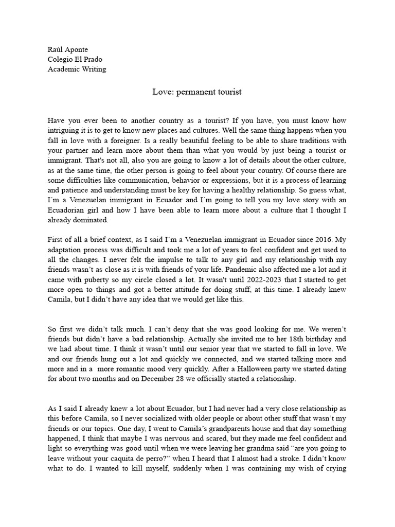 Narrative Essay | PDF