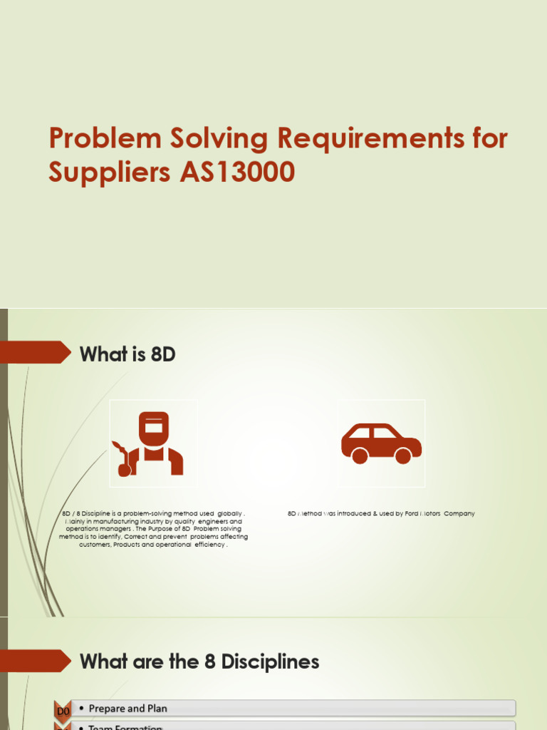 AS13000 Supplier Problem Solving Guide | PDF | Systems Thinking