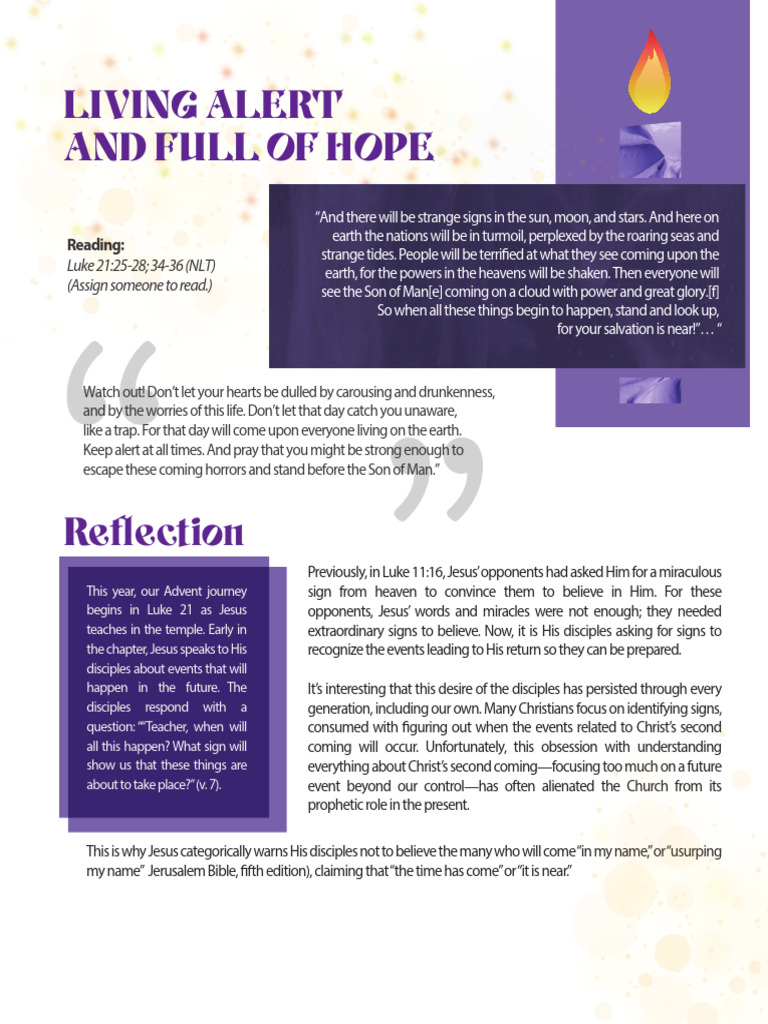 Devotional_Week_1_Hope_Advent_24 | PDF | Jesus | Acts Of The Apostles