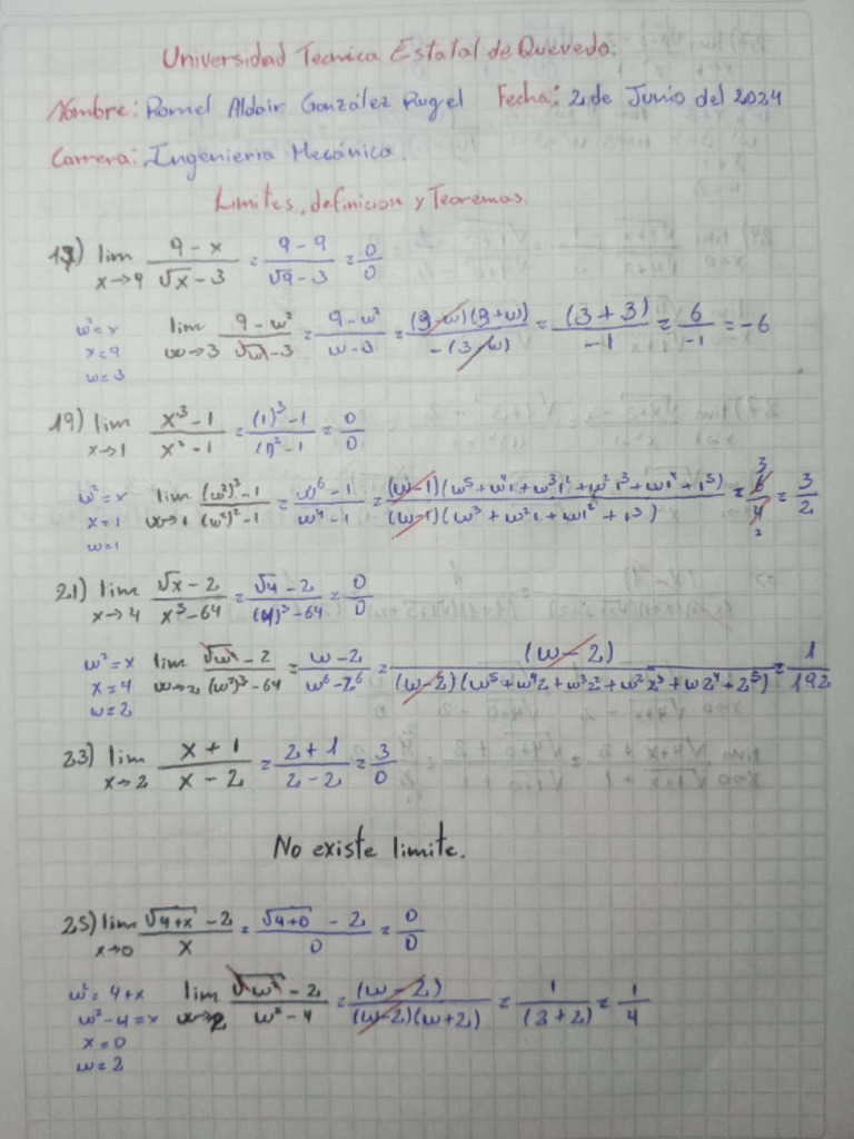 Calculo Deber 2 | PDF