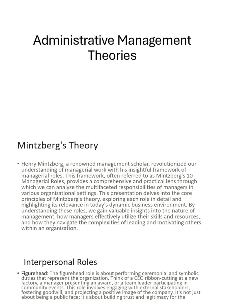 Administrative_management_theories_172599321573572063166e090ff06134 (2) | PDF | Negotiation ...