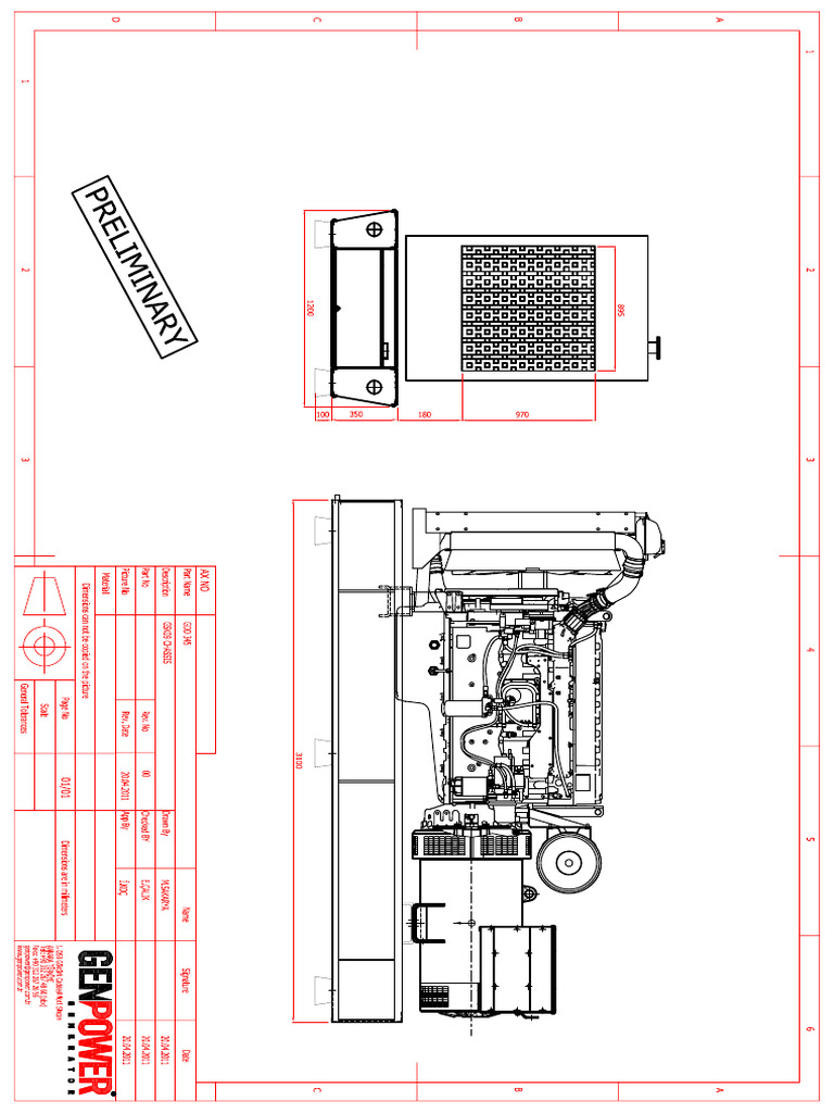 Doosan GDD 345 - Drawing | PDF