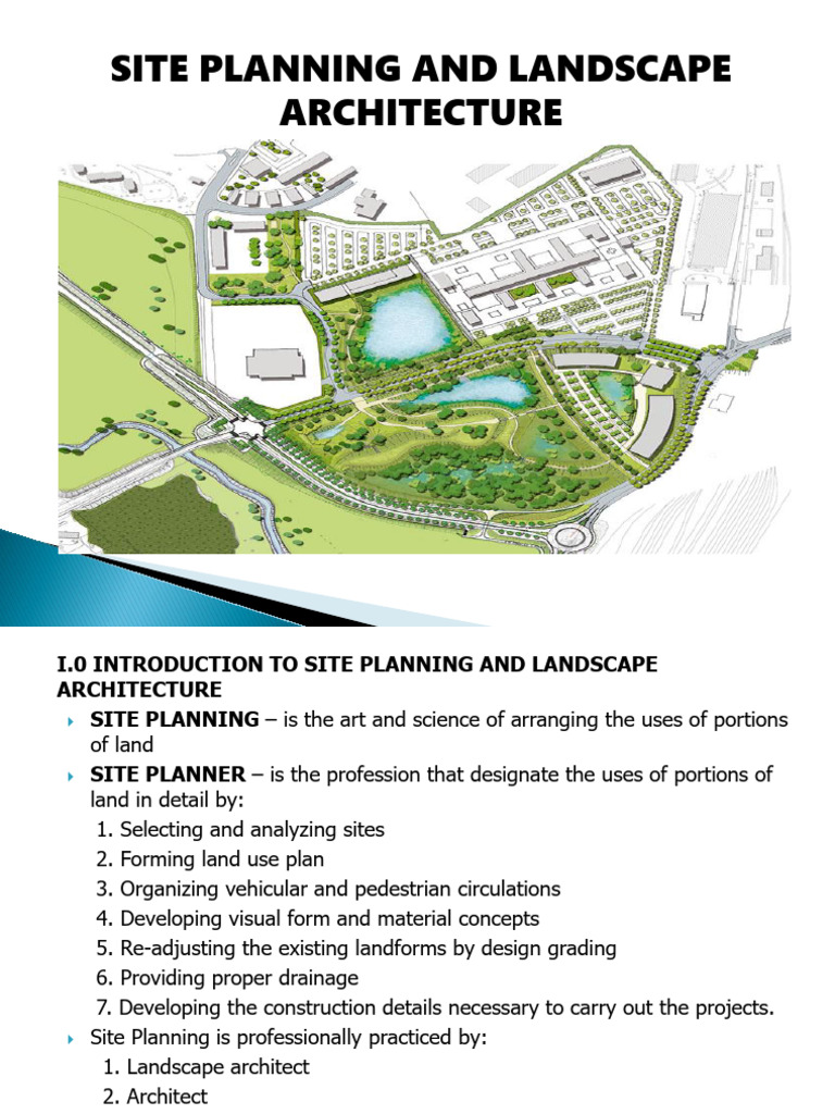 Site Planning and Landscape Architecture | PDF | Contour Line | Slope