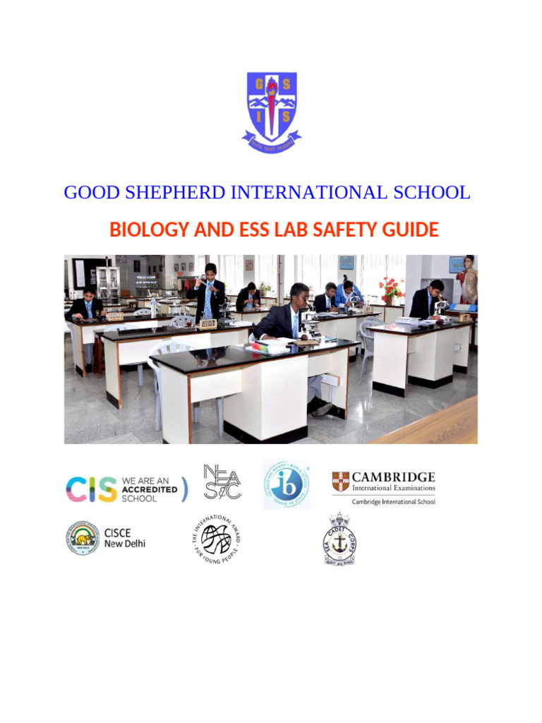 Biology and ESS Lab Safety Handbook - 2024 | PDF | Laboratories