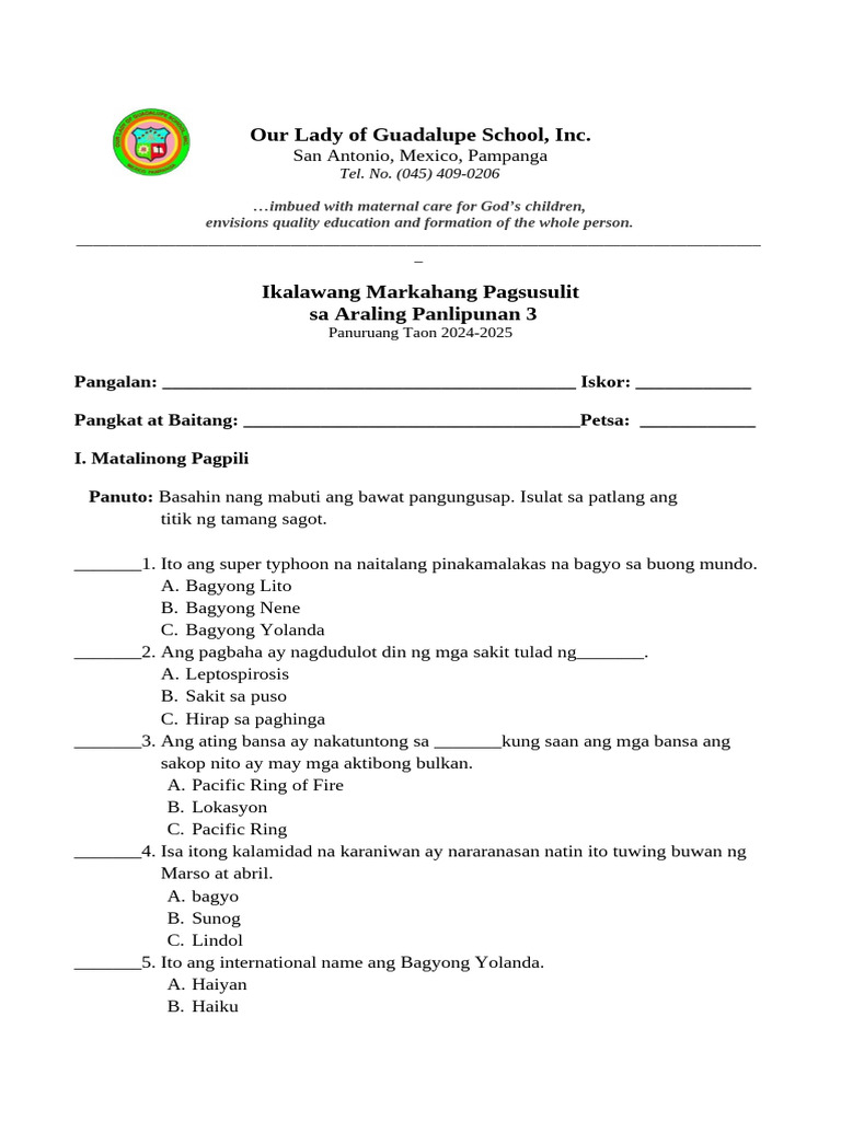 2nd-Quarter (Ap 3) | PDF