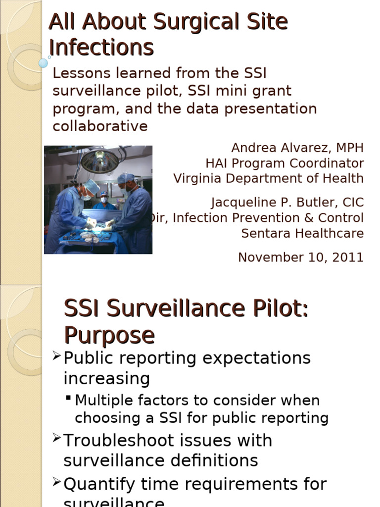 AlvarezButler - All About SSIs | PDF | Electronic Health Record | Surgery
