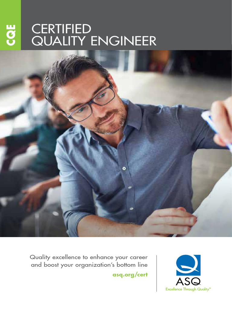 Certified Quality Engineer Guide | PDF | Reliability Engineering | Statistics