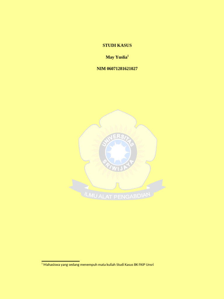 Contoh Studi Kasus | PDF