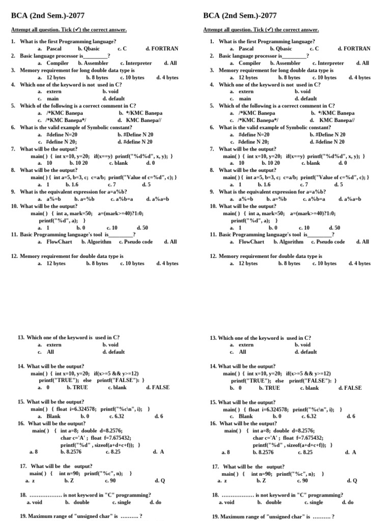 BCA (Objective) 77 | PDF | Computing | Software Engineering