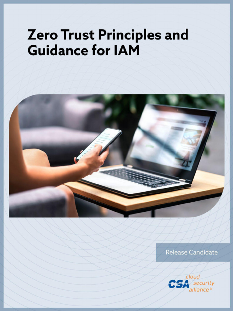 Zero Trust Principles and Guidance for IAM 071223 | PDF | Authentication | Security