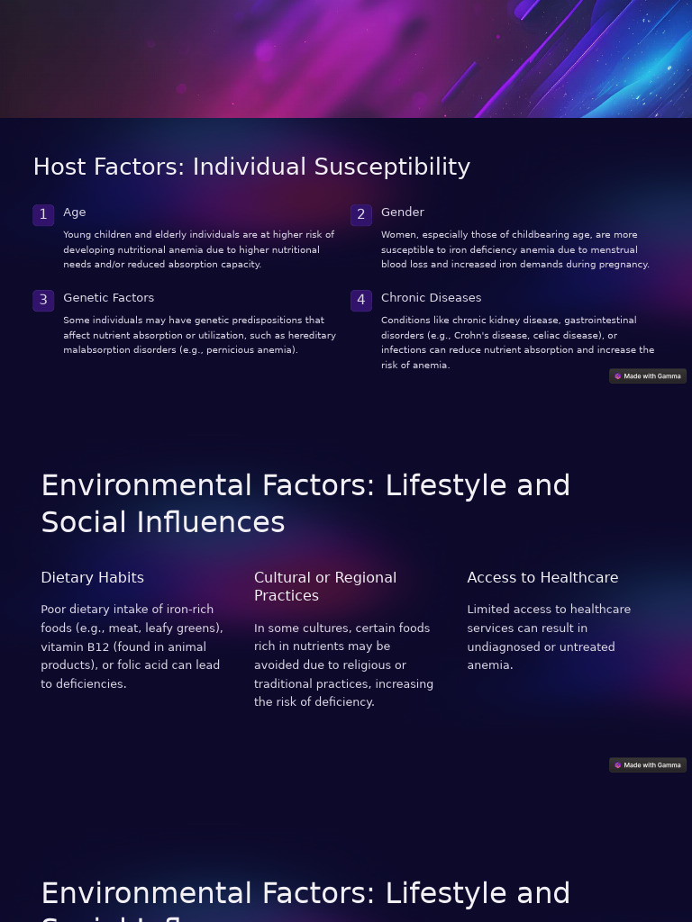 Host Factors Individual Susceptibility | PDF
