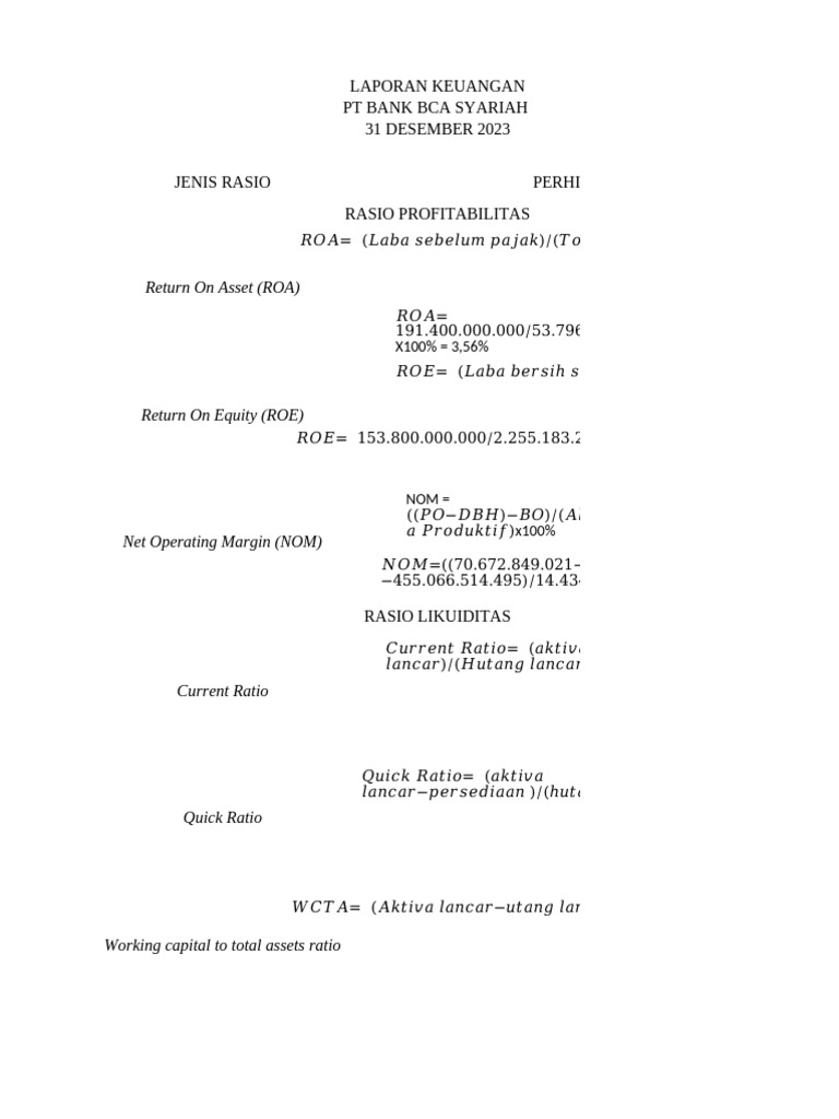 Tugas Kl3 Bca Syariah | PDF | Financial Services | Private Sector