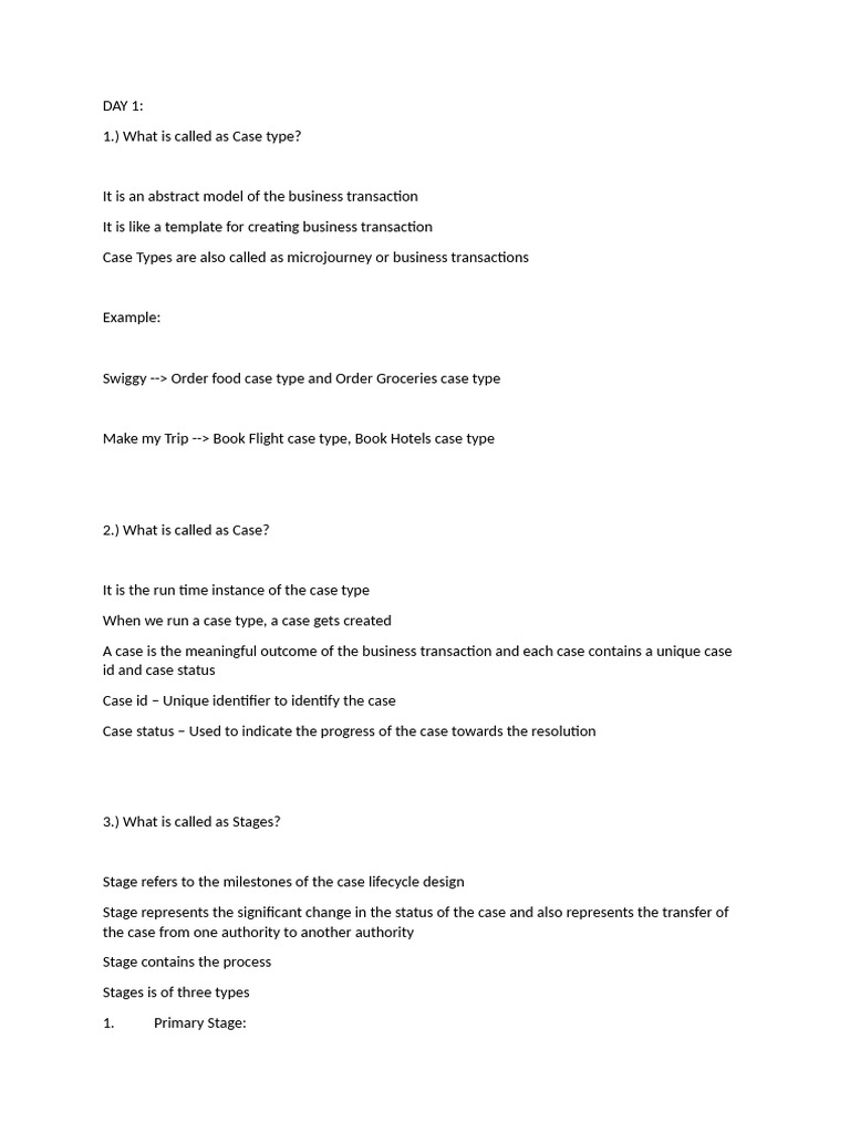 Understanding Case Types and SLAs in Pega | PDF | Inheritance (Object ...