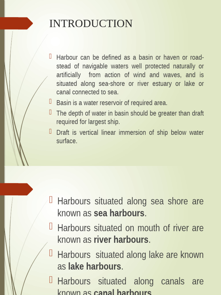 HARBOUR | PDF | Harbor | Sea