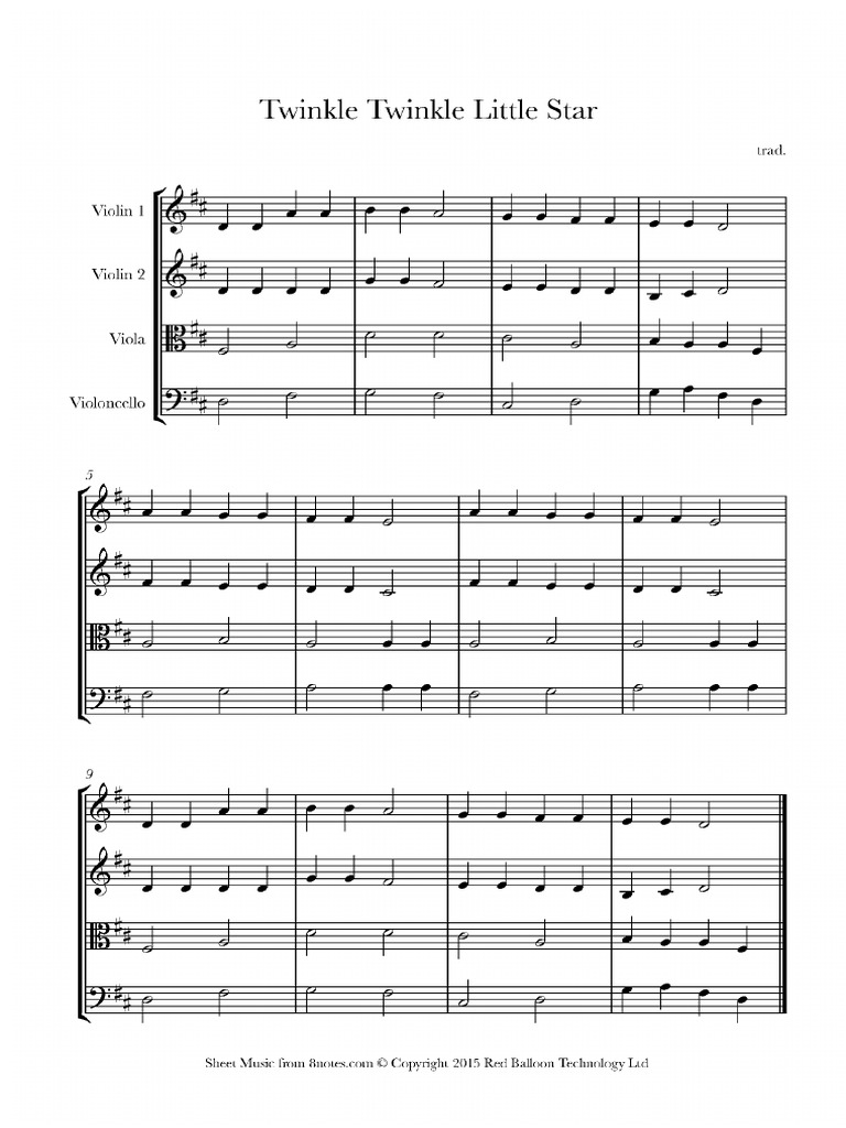 Twinkle-Twinkle Little Star | PDF