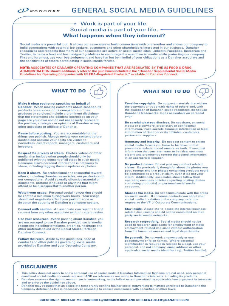 Social Media Guidelines - Sept2018 | PDF | Social Media | Popular ...