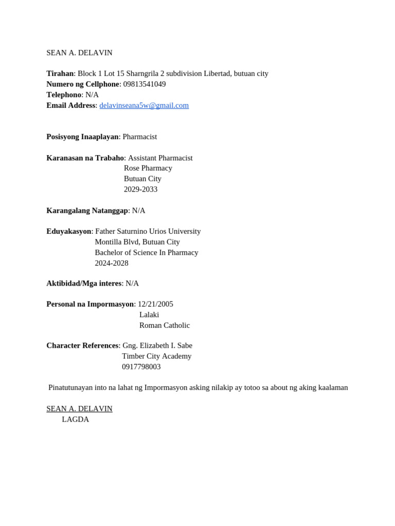 Sean Resume | PDF
