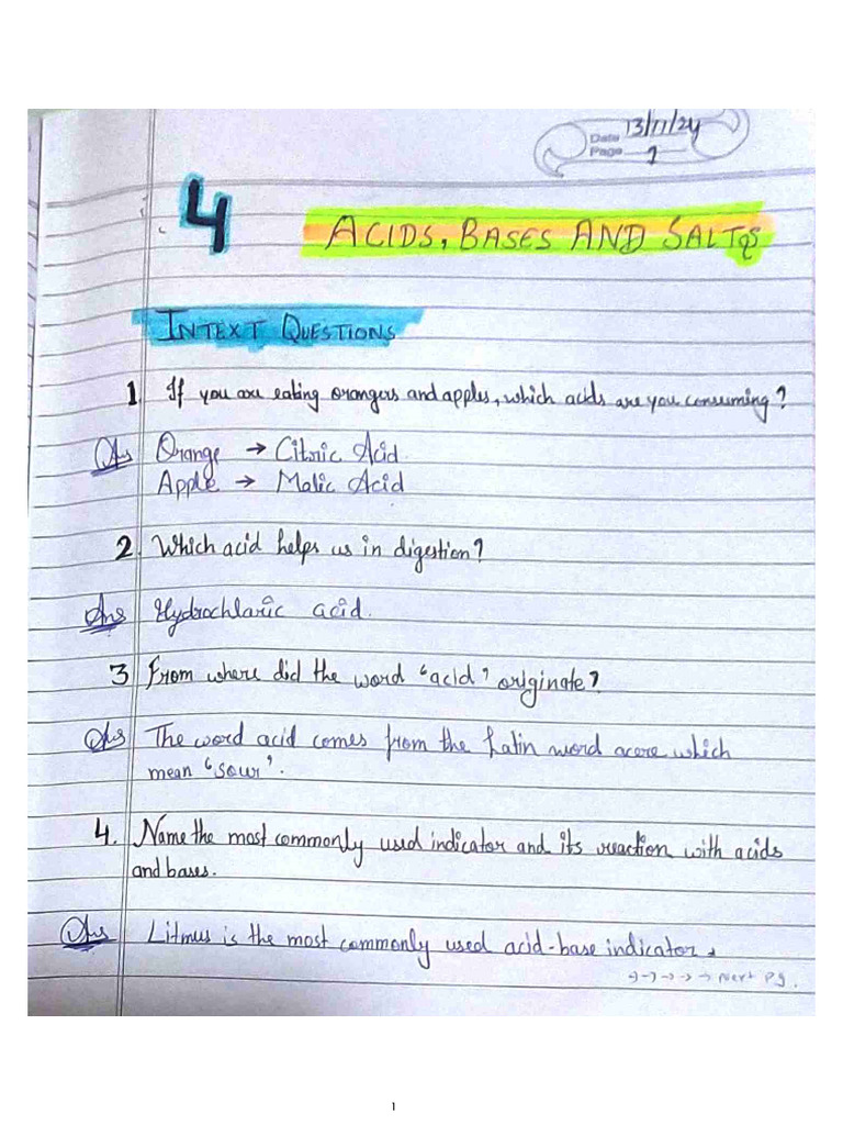 Science ? chapter 4 Ques-Ans | PDF