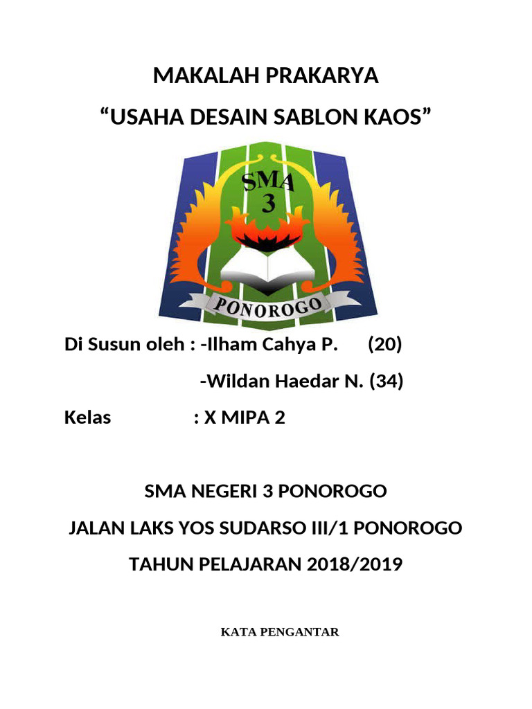Makalah Prakarya | PDF