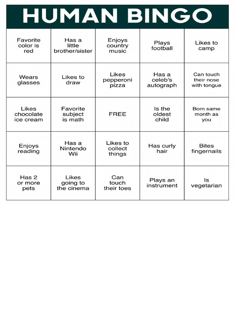 Human-Bingo-Templates-Printable - 244409.png 1,700×1,920 Pixels | PDF