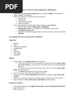 A Level Biology A (SNAB) Core Practical 3 - Beetroot Membane | PDF | Water