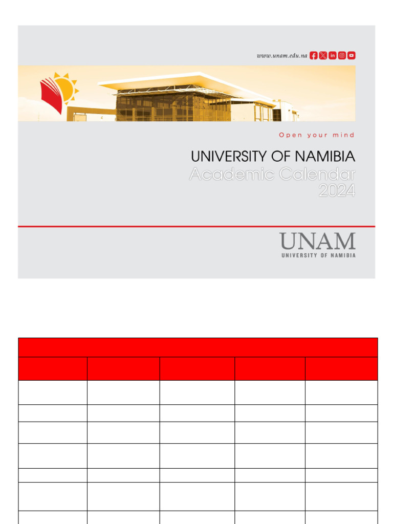 UNAM Calendar 2024 | PDF | Academic Term | Academia