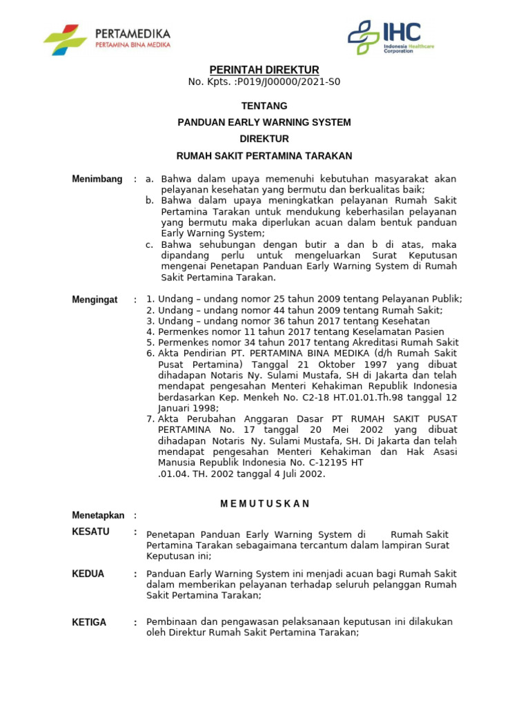 SK Panduan Ews | PDF