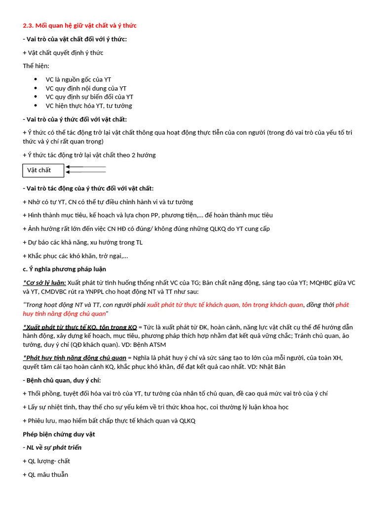 MQH Vat Chat Va y Thuc | PDF
