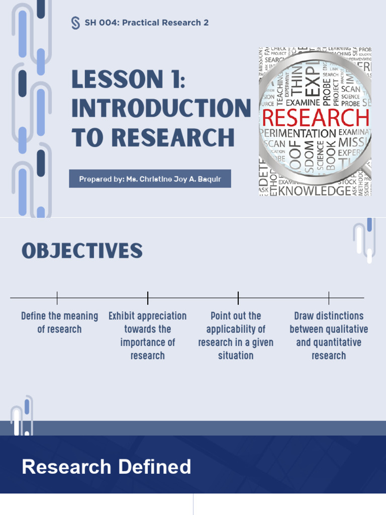 Week 2 Introduction To Research Part 1 Pdf Information Data