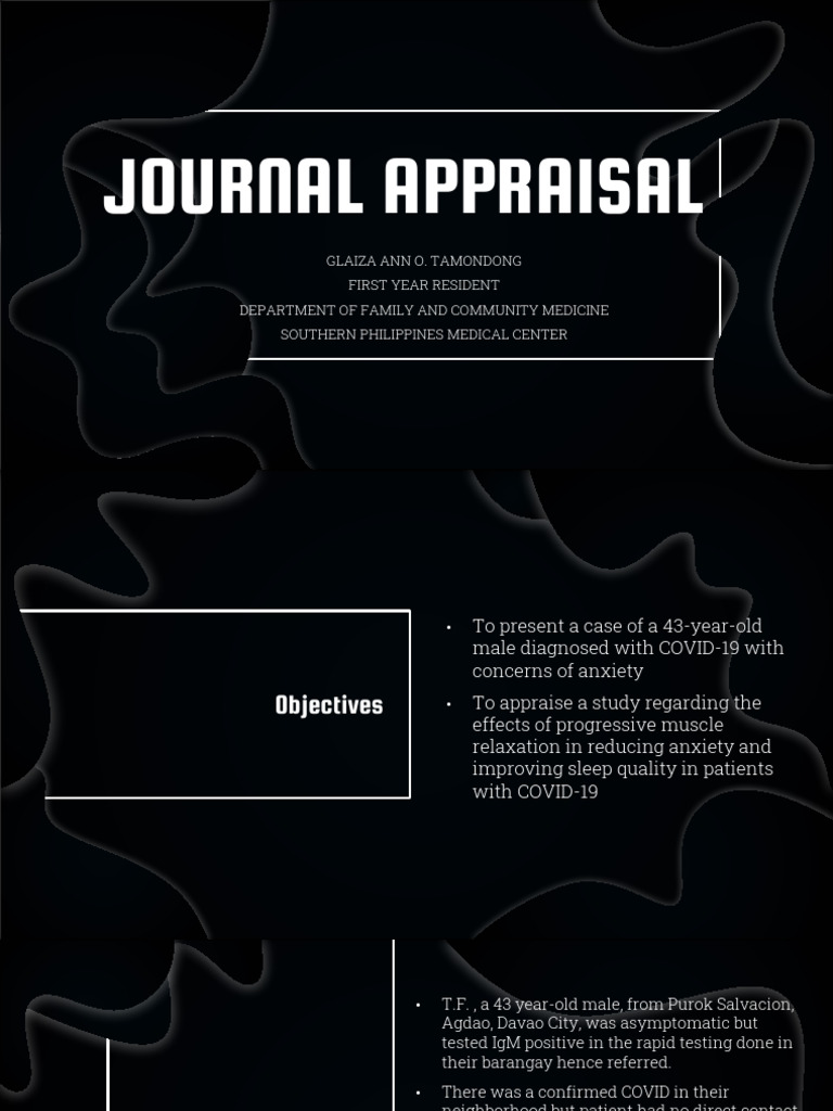 Journal Appraisal: The Effects of Progressive Muscle Relaxation in ...