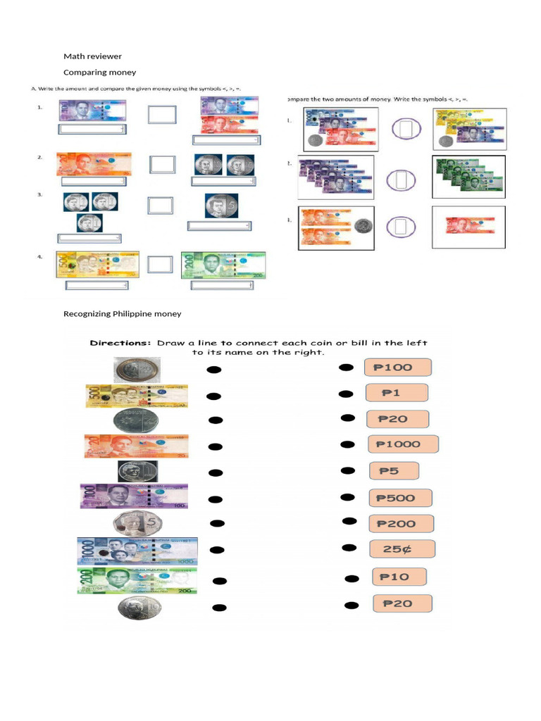 Math reviewer grade 3 | PDF