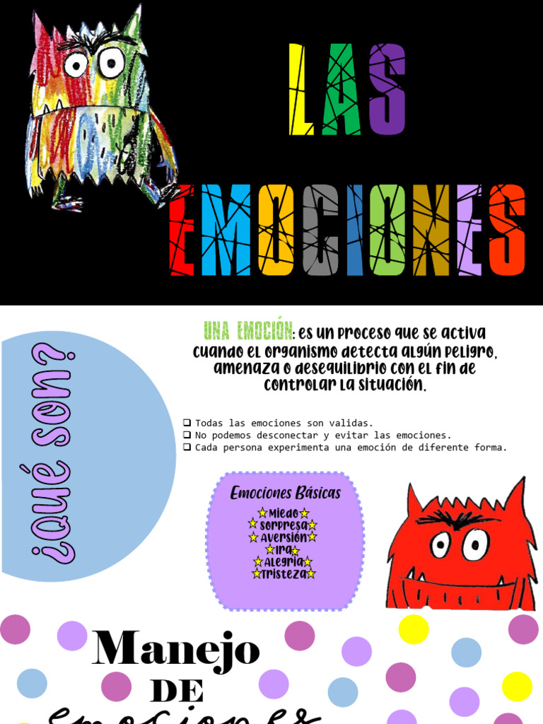 Exposicion Secundaria Emociones | PDF | Las emociones | Conceptos ...