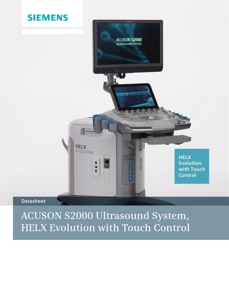 Data Sheet ACUSON S2000 HELX Evolution with Touch Control_251115 | PDF ...