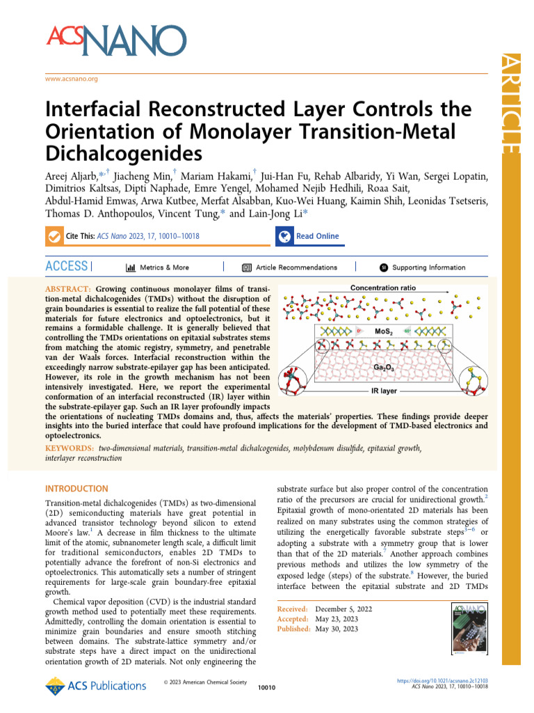 aljarb-et-al-2023-interfacial-reconstructed-layer-controls-the-orientation-of-monolayer ...