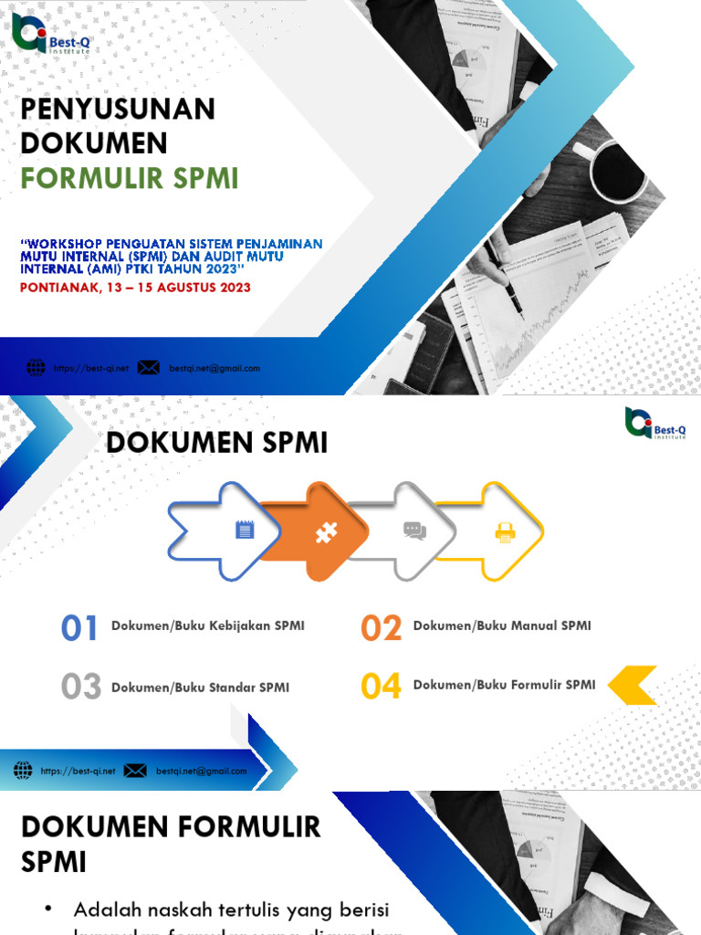 Penyusunan Dokumen Formulir SPMI | PDF