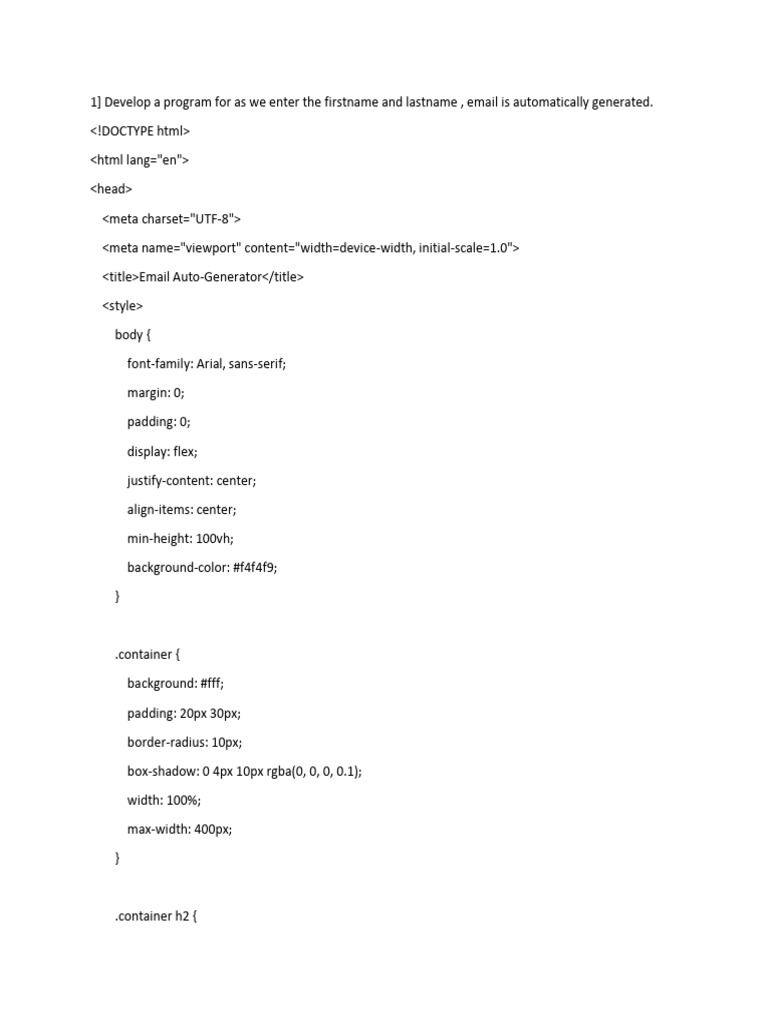 Css Answer Practical PDF | PDF | Http Cookie | Java Script