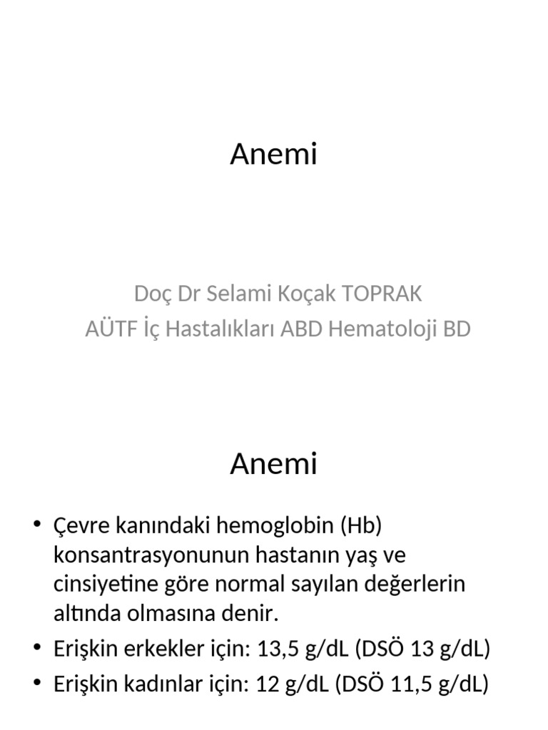 Anemi-SKT | PDF