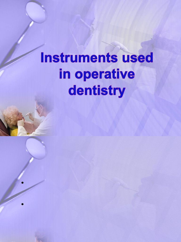 instruments | PDF | Blade | Dentistry Branches