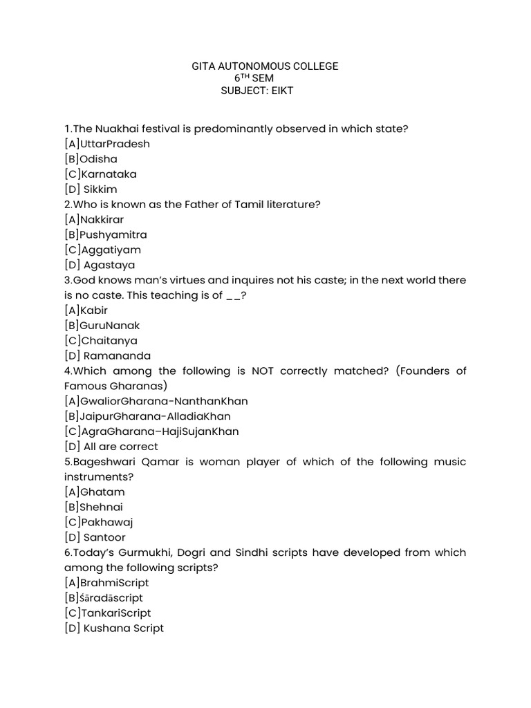 Eikt Q | PDF