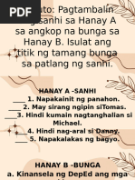 Sanhi at Bunga Worksheet | PDF
