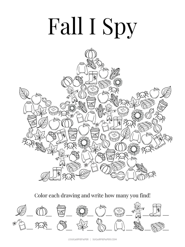 I SPY Fall | PDF