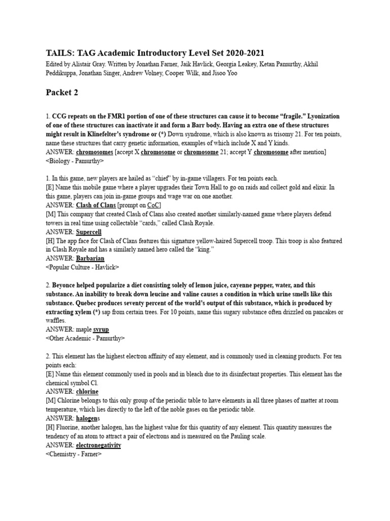 QUIZBOWL_PACK_8 | PDF | Sermon On The Mount | Hades