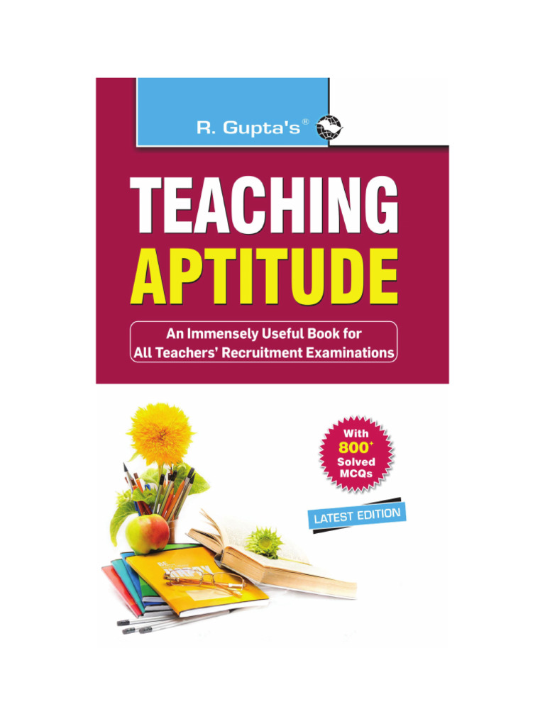 Teaching Aptitude RPH Editorial Board | PDF | Teachers | Teaching Method