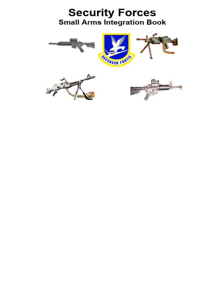 SecurityForces | PDF | Projectile Weapons | Firearms